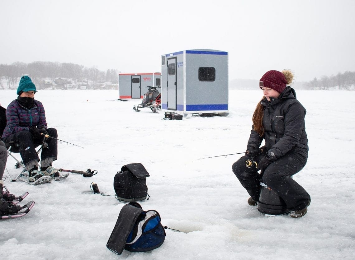 How to Correctly Drill Holes for Ice Fishing - Ambush Ice Fishing