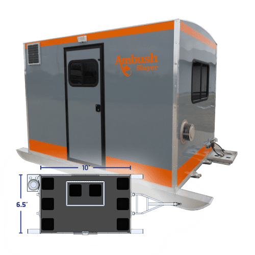 Premium Skid Houses for Ice Fishing | Ambush Ice Fishing