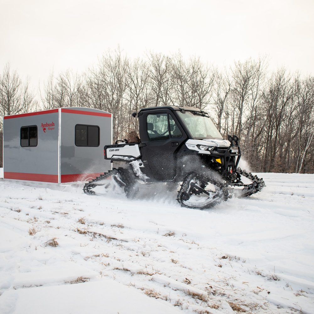 The History of Ice Fishing - Ambush Skid Houses