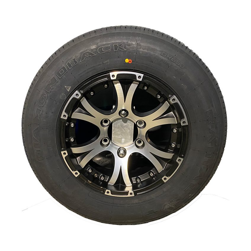 Explorer Spare Tire and Wheel - Ambush Skid Houses